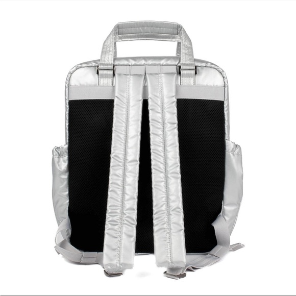 lug | Bags | Nip Lug Voyager Backpack In Metallic Silver With Rainbow ...